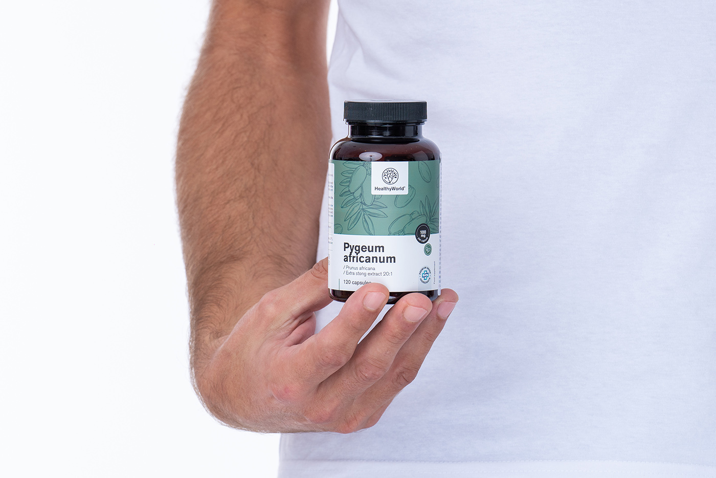 Pygeum - extrait de prunier d'Afrique, 120 gélules - HealthyWorld.fr